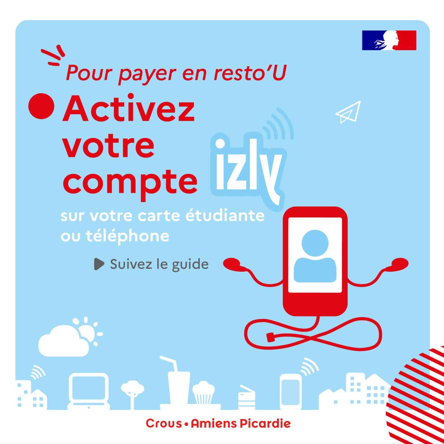 Payer avec son compte Izly dans les Restos U et sur les campus - Crous ...
